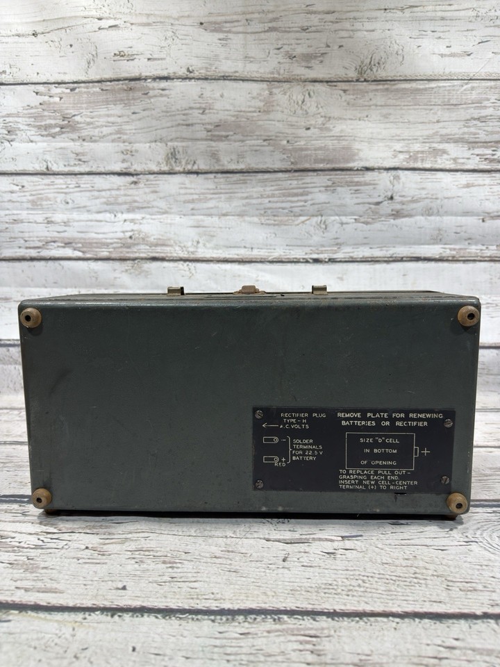 VTG US Army Combination Tube Tester 104-TC Military Corps WWII Espey ...