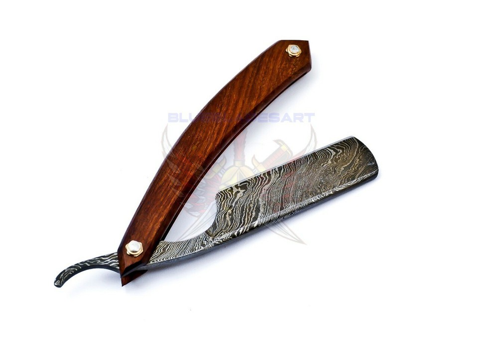9.0" Handmade Damascus Folding Pocket Custom hand made Blade Straight ...
