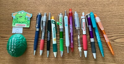 Lot of 12 Drug Rep Pharmaceutical Promo Advertising Pens, magnet ...