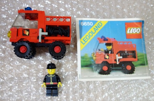1981 LEGO LEGOLAND 6650 Fire Truck And Rescue Complete! | eBay