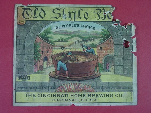 Early! CINCINNATI HOME BREWING Co OLD STYLE BEER - Ohio - 12 oz BOTTLE ...