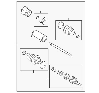 Genuine GM Front Half-Shaft Assembly 22789359 | eBay