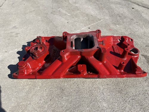 Edelbrock+2725+4bbl+Torker+Aluminum+Intake+Manifold+SBC+350+Chevy+28554 ...