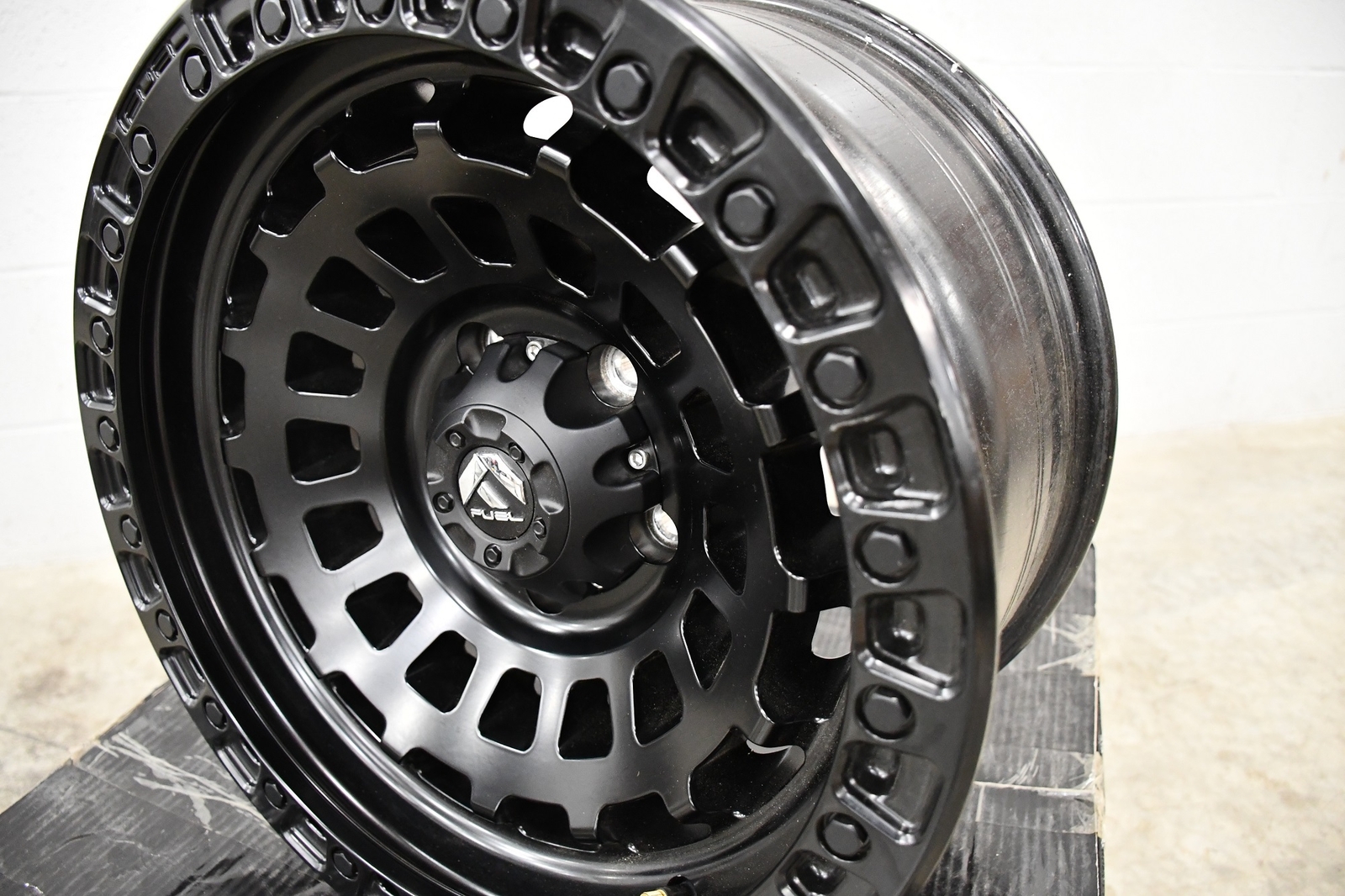 Set 4 Fuel D633 Zephyr 17x9 8x6.5 Matte Black Wheels 17" -12mm Rims | eBay