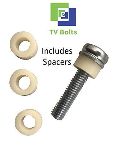 M6 TV mounting Bolts/Screws with spacers and washers Multiple Lengths ...