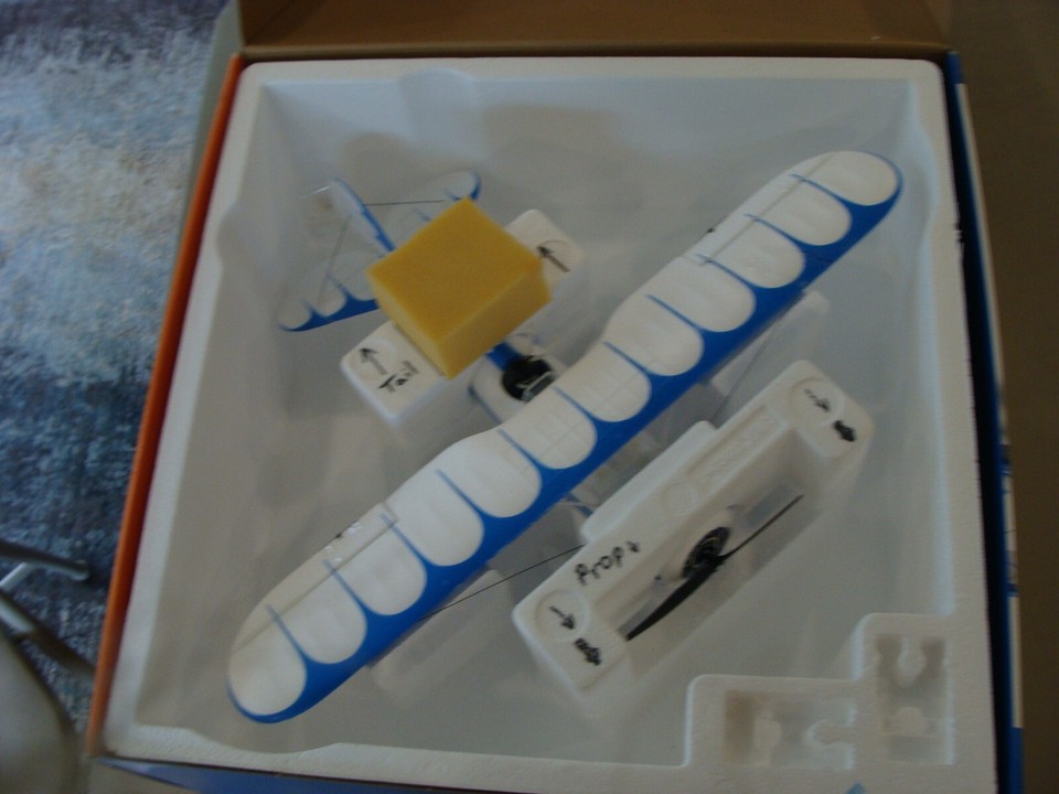 E-flite UMX Waco BL BNF Basic Biplane AS3X® Stabilization RC Airplane ...