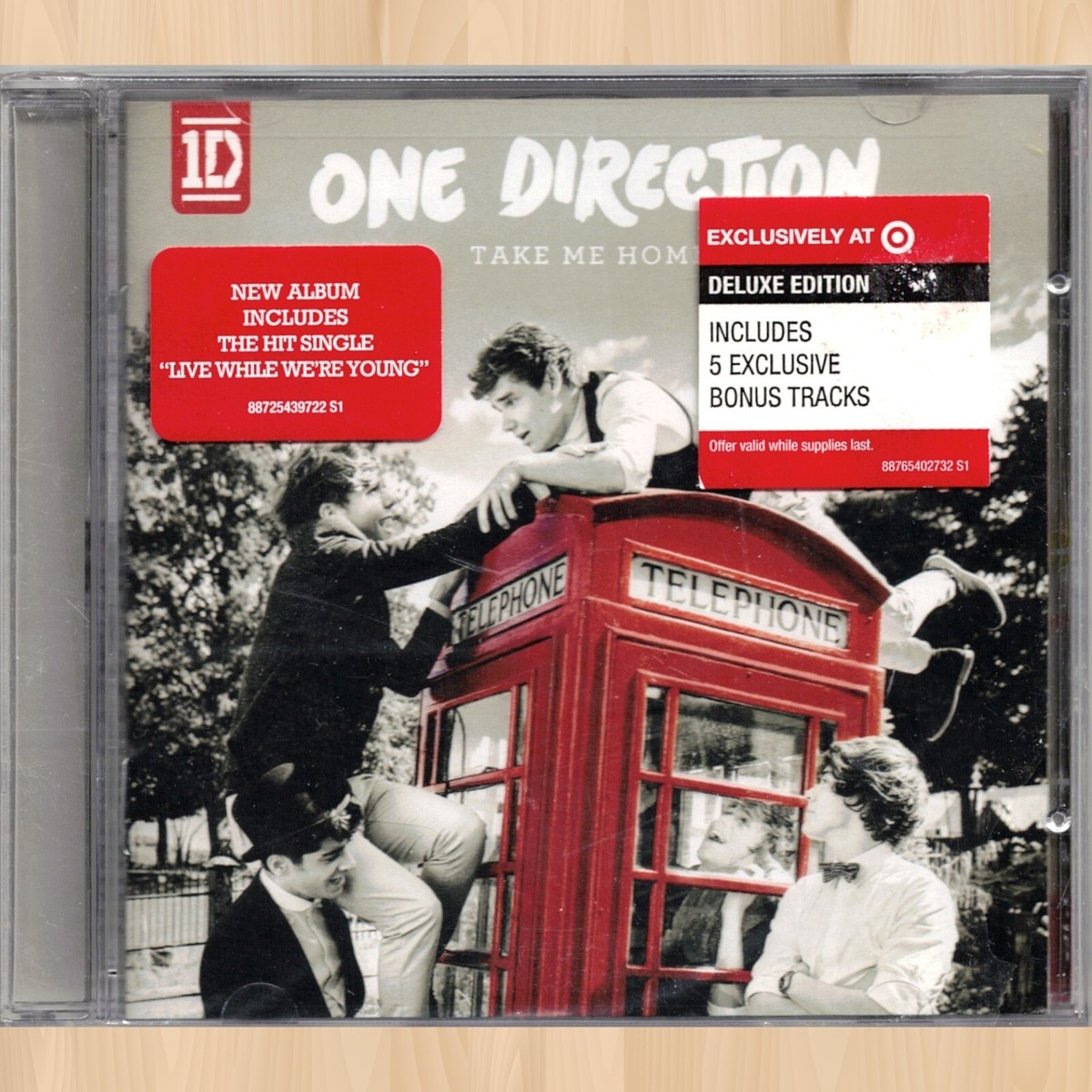 One Direction Take Me Home Deluxe Album Cover One Direction Take Me