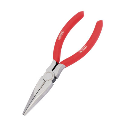 Draper 67869 Long Nose Pliers 160mm Carbon Steel with Soft Grip Non ...