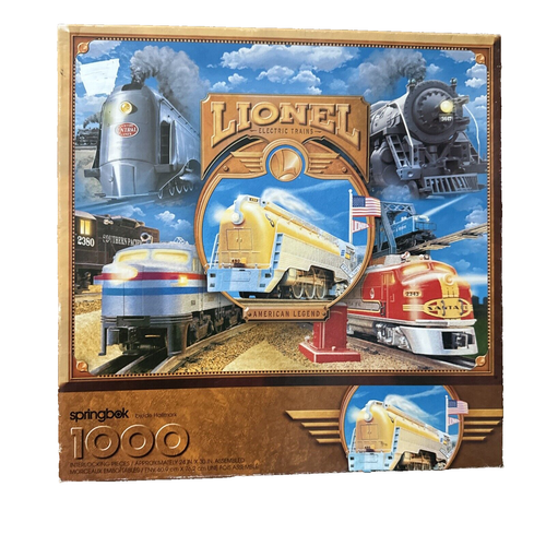 LIONEL AMERICA Train Trains Locomotive Engine Springbok Jigsaw Puzzle ...