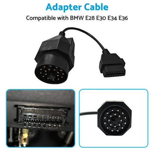 Diagnostic Connector Cable for BMW E36 E38 E39 E46 20 Pin to 16 Pin ...