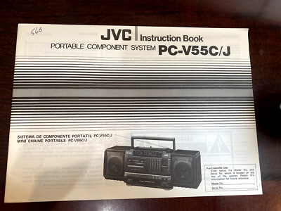 JVC PC-V55 PC-V55C PC-V55J PC-V55C/J OWNER'S MANUAL USERS GUIDE ...