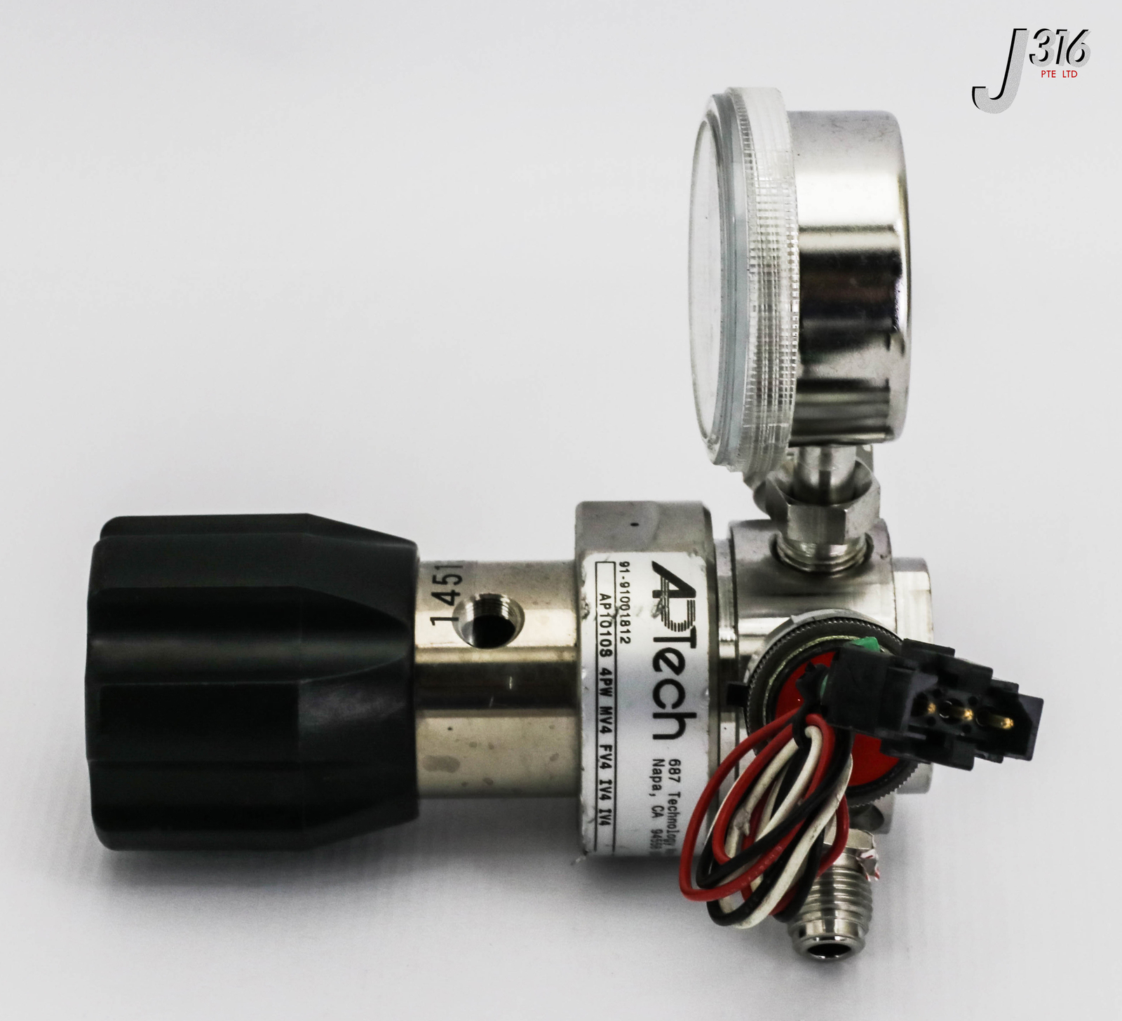 14513 APTECH SGL STAGE REG W PR GAUGE & PR SWITCH AP1010S 4PW MV4 FV4 ...