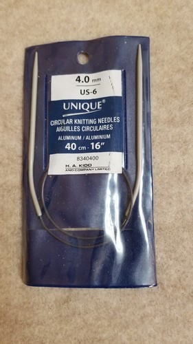 UNIQUE Circular Knitting Needles 4 mm US-6 40 cm 16" Small NIP | eBay