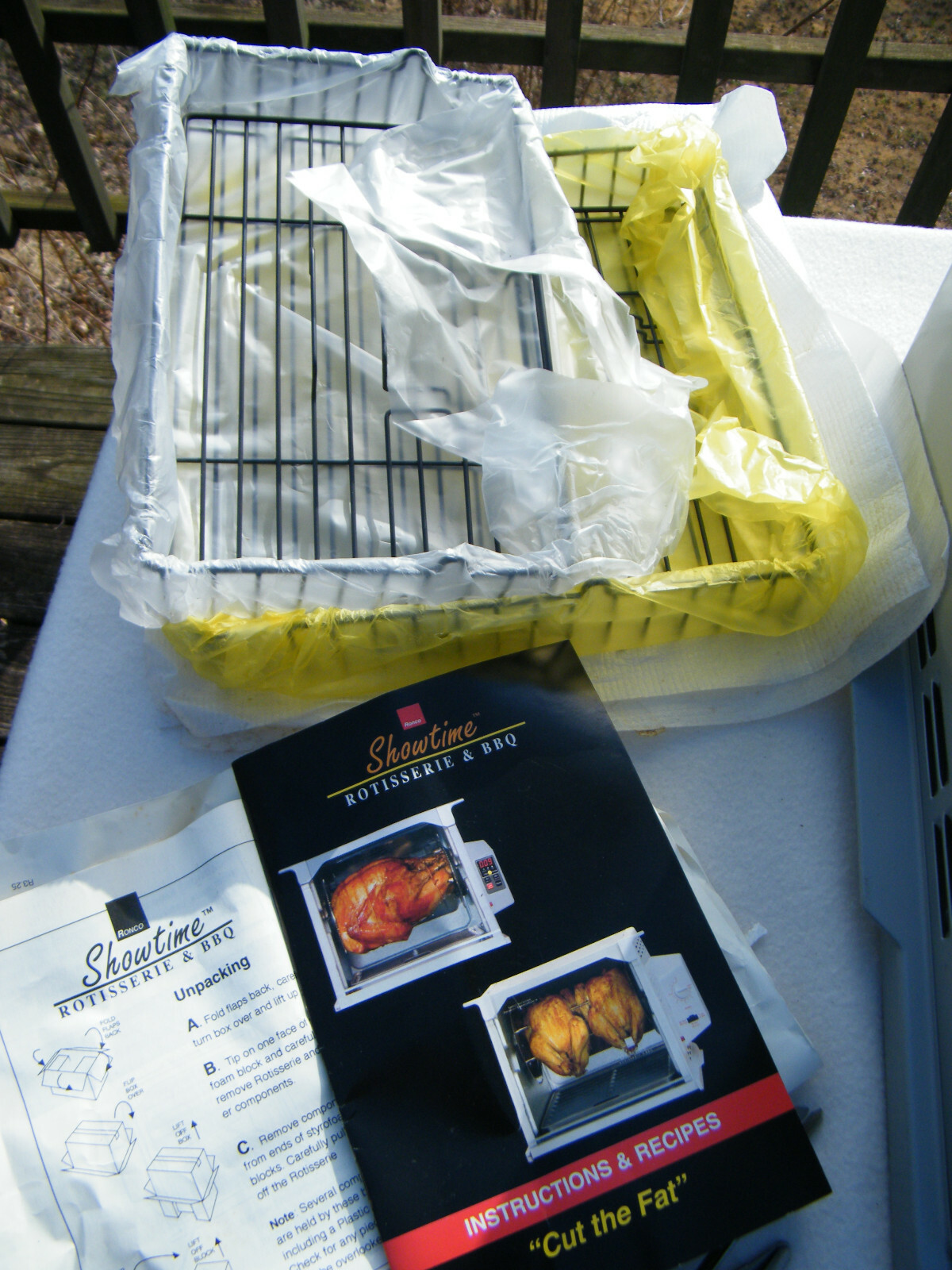 Ronco Popeil Showtime 5000 Silver Indoor Rotisserie & BBQ Oven EUC | eBay