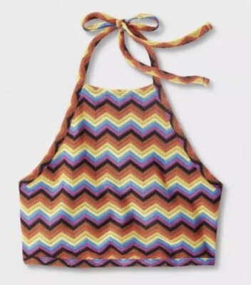 NEW Target Pride Machine Knit Rainbow Halter Top Women’s Size XXL | eBay