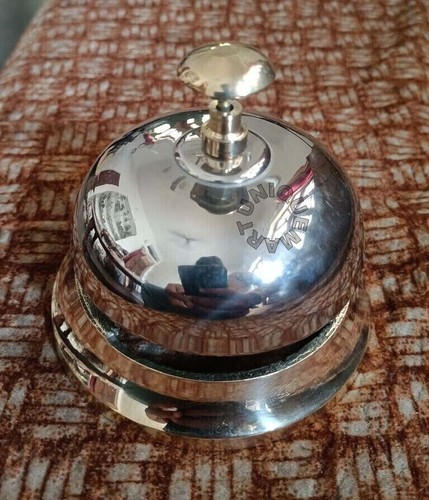Vintage Desk Bell Table Bell Great Sound Call Bell School & Office Bell ...
