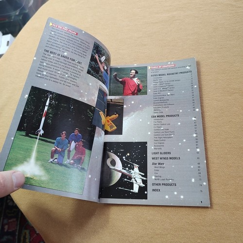 1997 Estes Product Catalog Model Rockets Cox Star Wars Vintage 90s | eBay