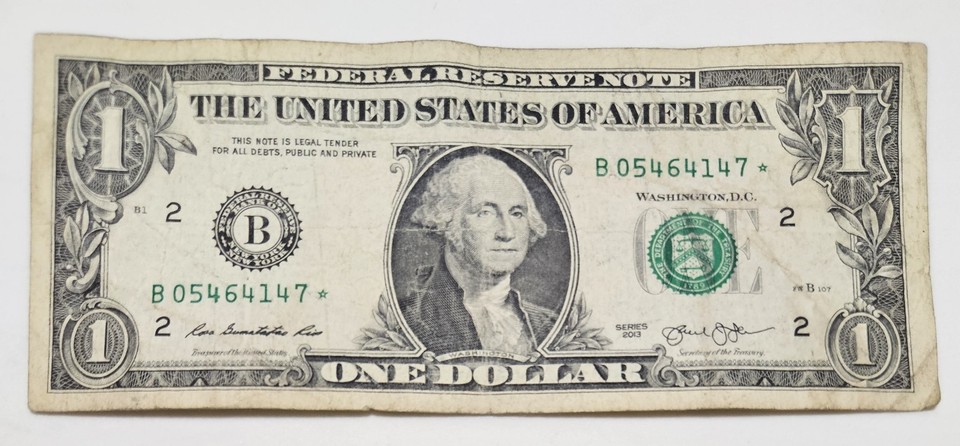 $1 Star Notes (Lot Of 10) and a 2013 B Duplicate $1 Star Note | eBay