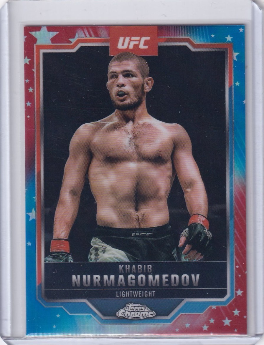 Khabib Nurmagomedov 2025 Topps Chrome UFC #OLA-KN Octagon Legends ...