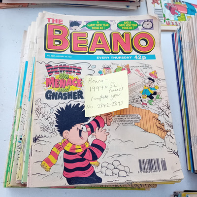 The Beano Complete Year 1997 Set Comics 2842-2893 | eBay