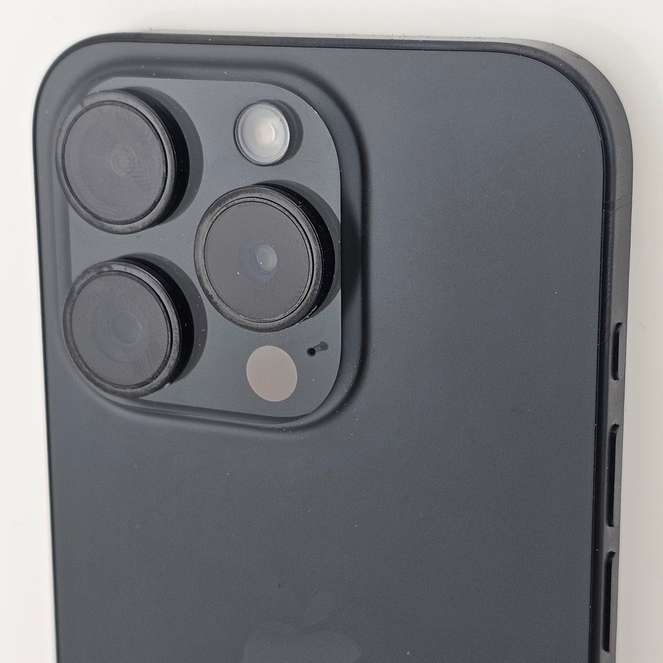 Apple iPhone 15 Pro eSIM A2848 - Unlocked 256GB Titanium Black *BAD ...