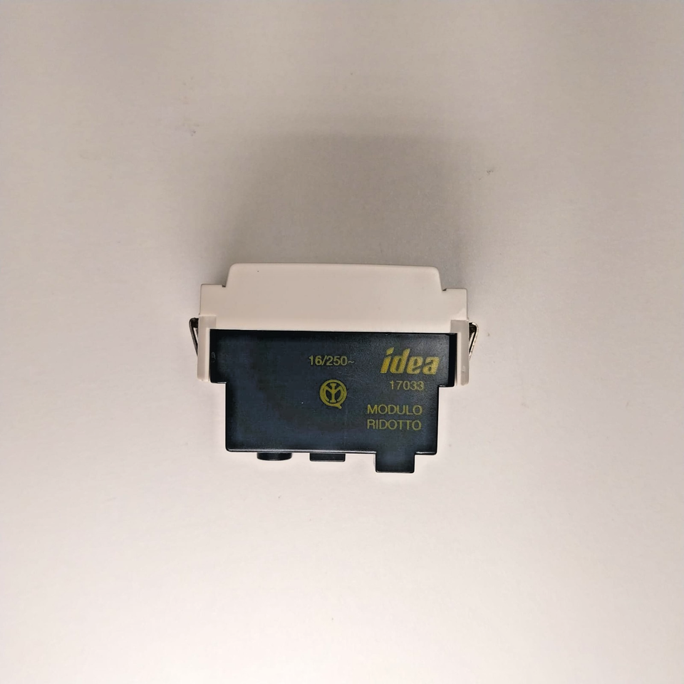 17033.B VIMAR BIPRESA MODULO RIDOTTO 2 P + T 16 A BIANCO SERIE IDEA | eBay