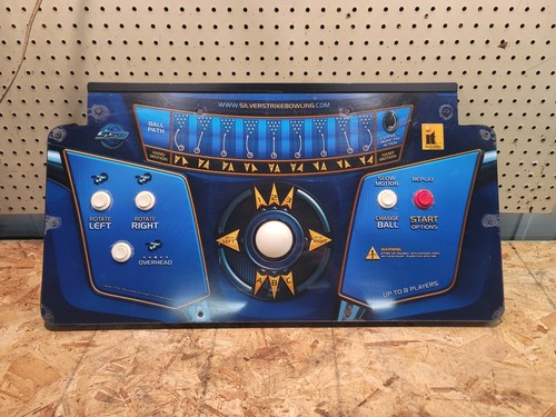 Silver Strike Bowling Arcade Game Control Panel - Used For Parts and ...