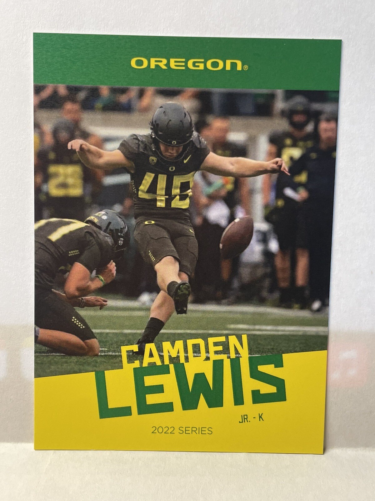 CAMDEN LEWIS #49 - Oregon Ducks - 2022 Player Trading Card | eBay