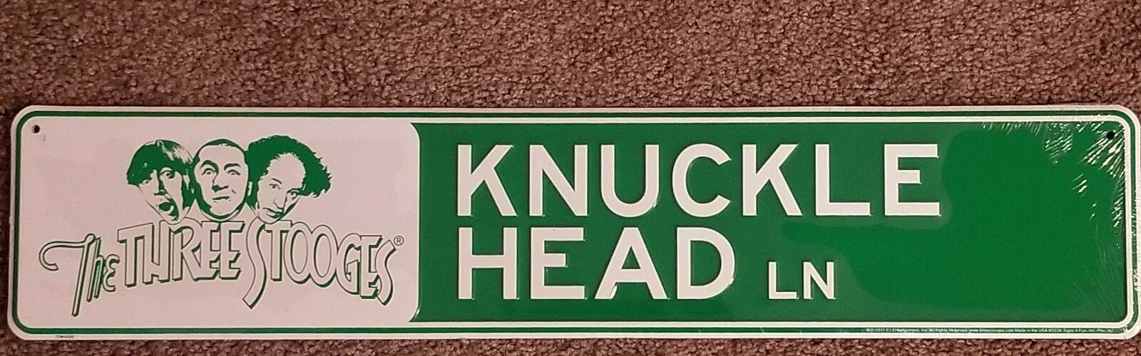 Knucklehead Ln metal street sign | eBay