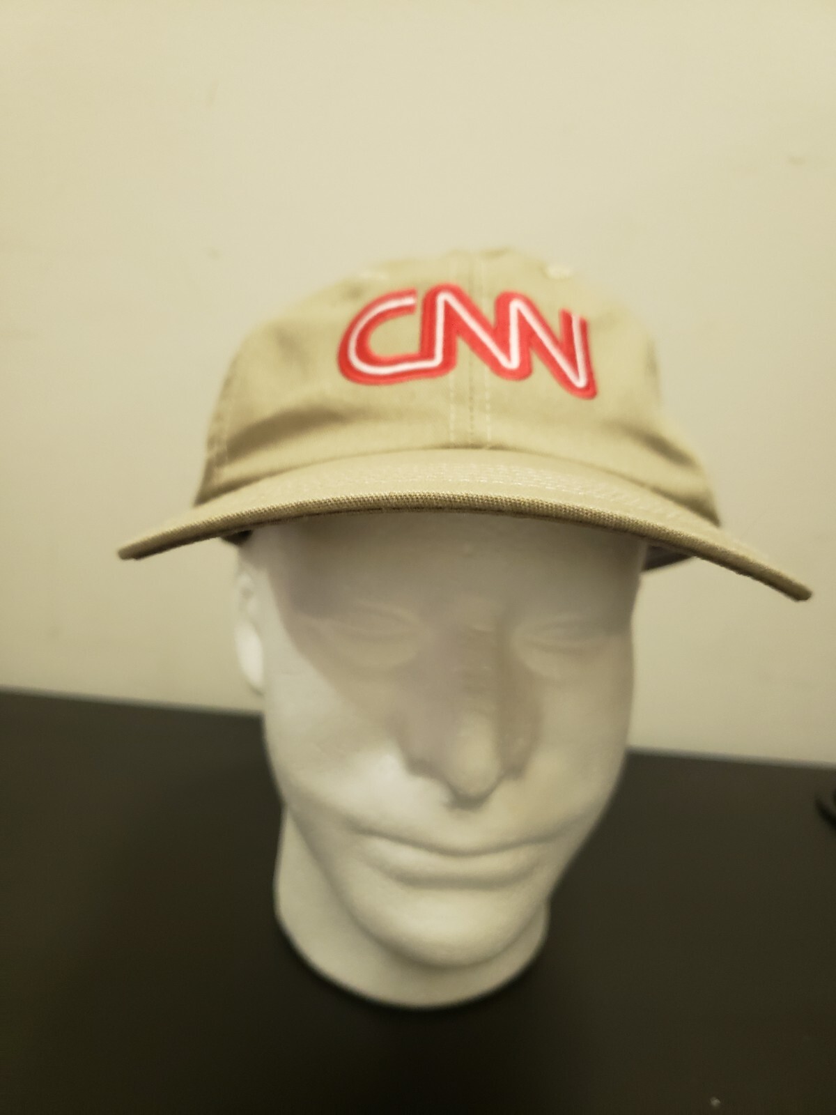 VINTAGE CNN Embroidered Spell Out Logo Adjustable Hat… - Gem