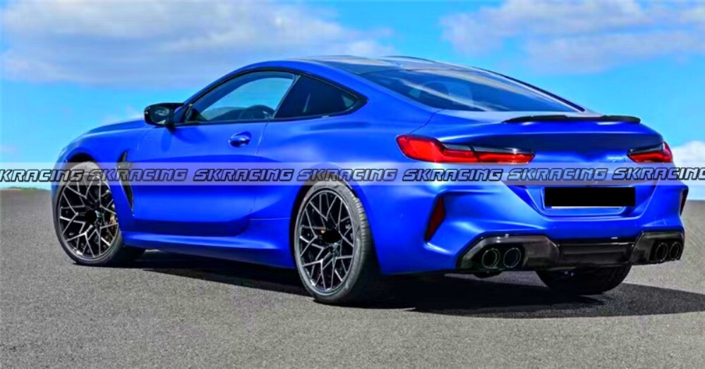 For 2019-2021 BMW 8 Series M8 850i G15 G14 Carbon Fiber Rear Bumper Lip ...