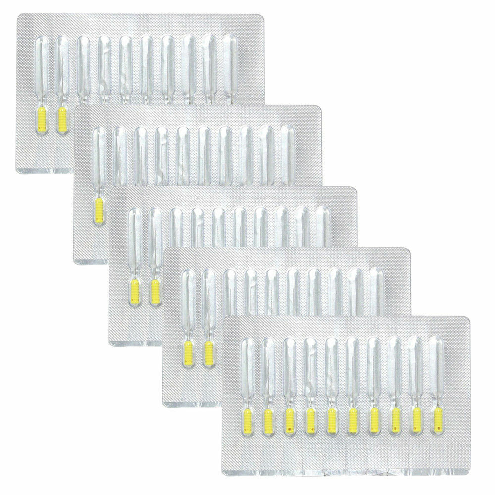 Dental Stainless Steel Nerve Barbed Broaches Root Canal Needles Files ...