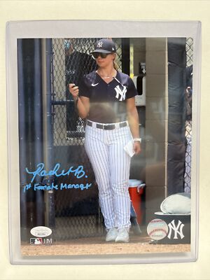 Rachel Balkovec NY Yankees 1st Female Manager Signed 8x10 Photo JSA ...