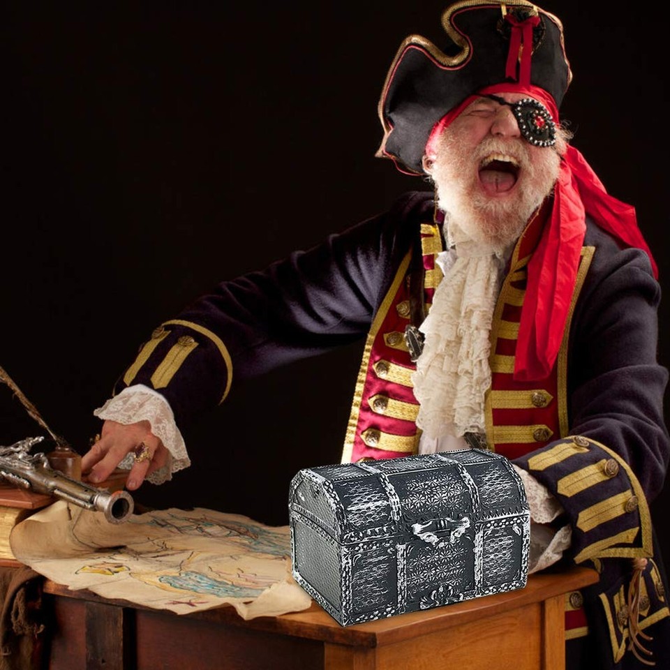 Pirate Treasure Chest Kids Toys Pirate Treasure Chest Vintage Pirate ...