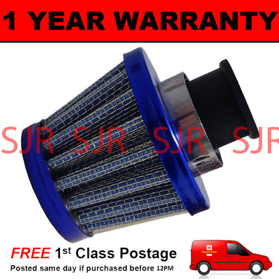 18mm MINI AIR OIL VENT VALVE BREATHER FILTER FITS MOST CARS BLUE CONE ...
