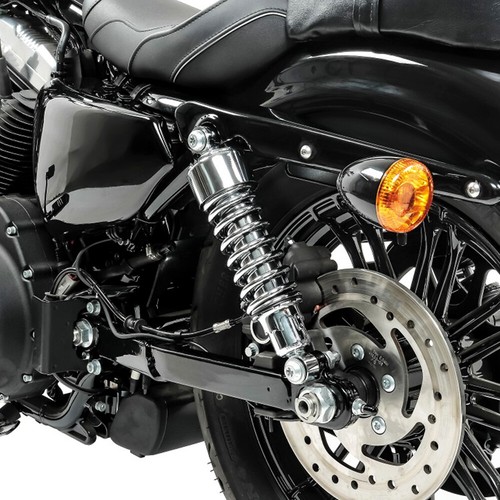 Pair 11.75 Chrome Rear Shocks Absorber For Harley Sportster XL883 1200 ...