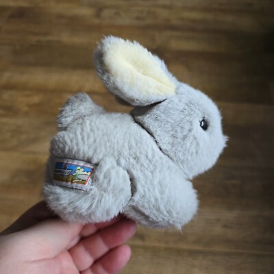 pp8 Vintage Chad Valley Bunny Plush Soft Toy Grey Small Rabbit | eBay UK
