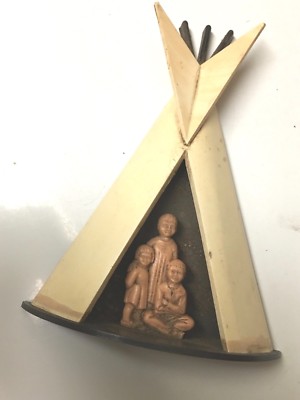 Vintage Plastic Teepee The St. Labre Indian School Ashland Montana | eBay