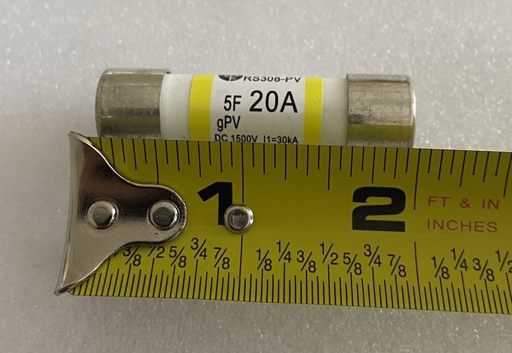 PV Solar Fuse Sinofuse RS308-PV-5F 20A 1500V | eBay