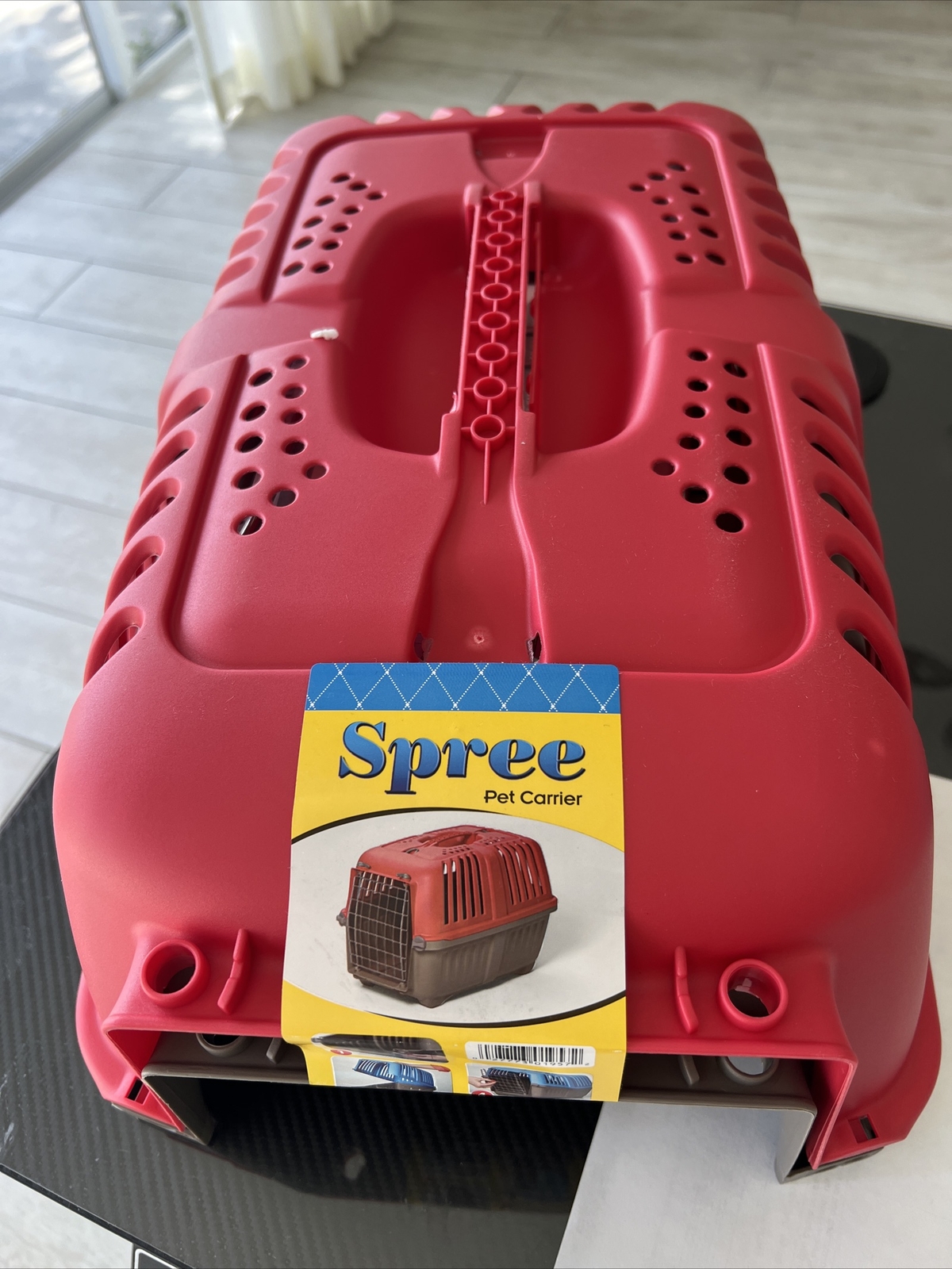 19" Portable Pet Travel Carrier Crate Cat Small Dog Cage Kennel Tote ...