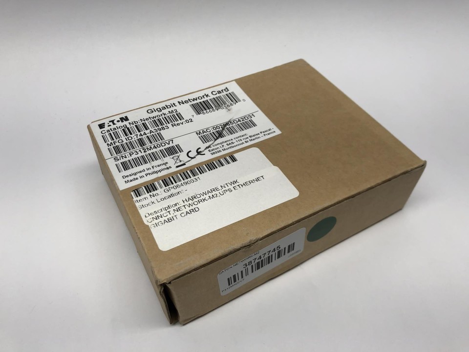Eaton Gigabit Network Card / Network-M2 / 744-A3983 - New | eBay