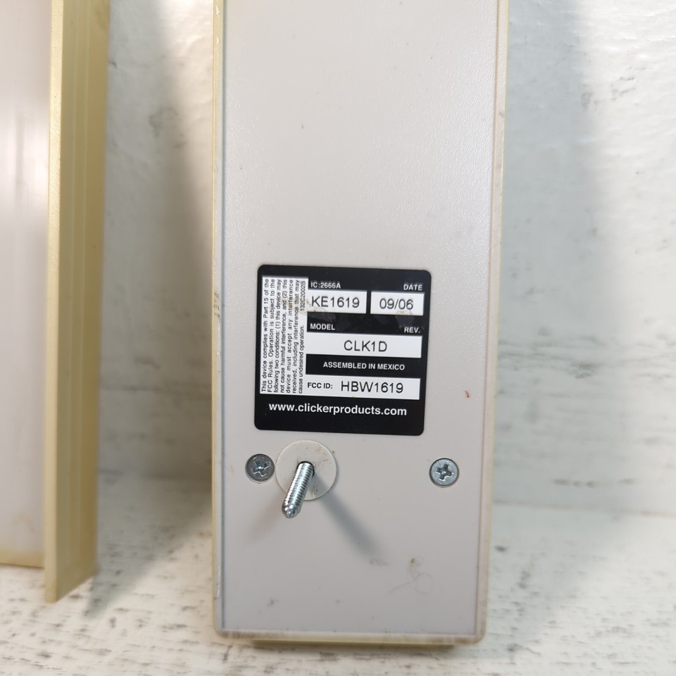 CLK1D Clicker Universal Garage Door Wireless Keyless Keypad Entry | eBay