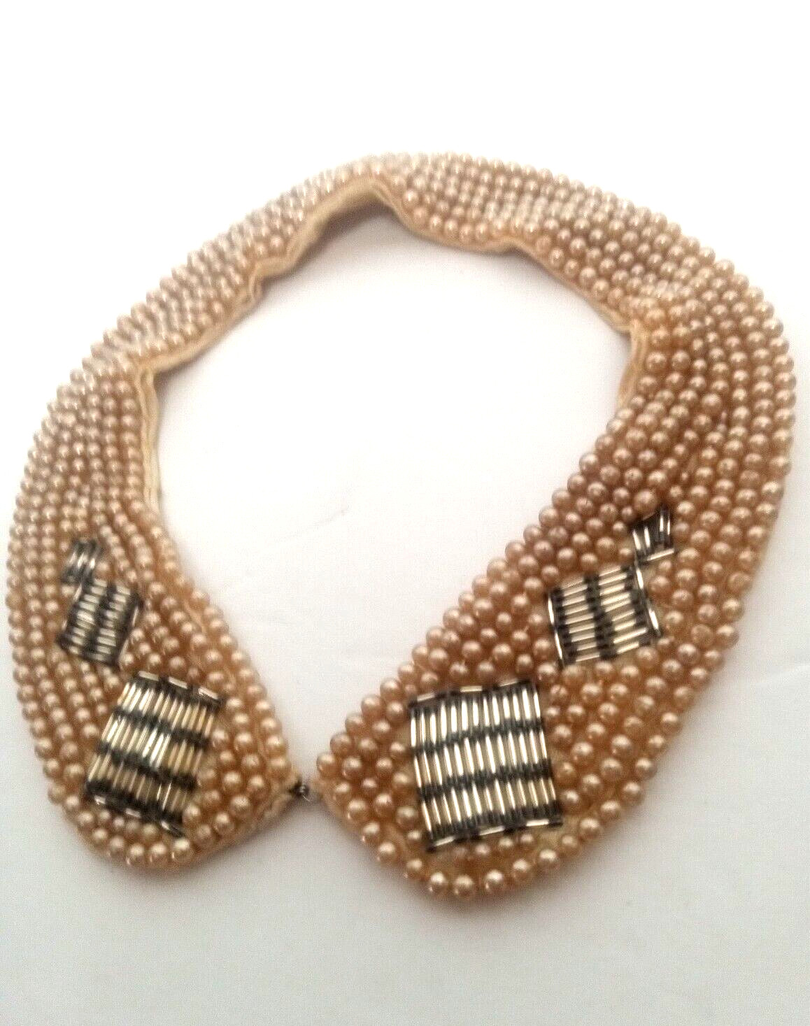 JAPAN 1940's - 50's Beaded Collar Vintage - Gem