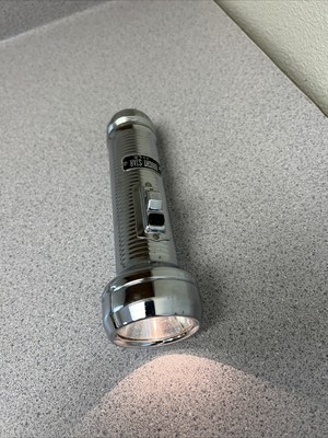 Vintage Bright Star Flashlight Made In The USA Dual Switch Model W ...