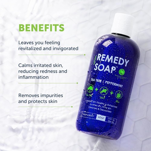 Truremedy Naturals Remedy Soap Tea Tree Oil Antibacterial Body Soap ⭐️⭐ ...