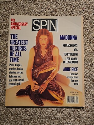 SPIN Magazine MADONNA RARE April 1989 | eBay