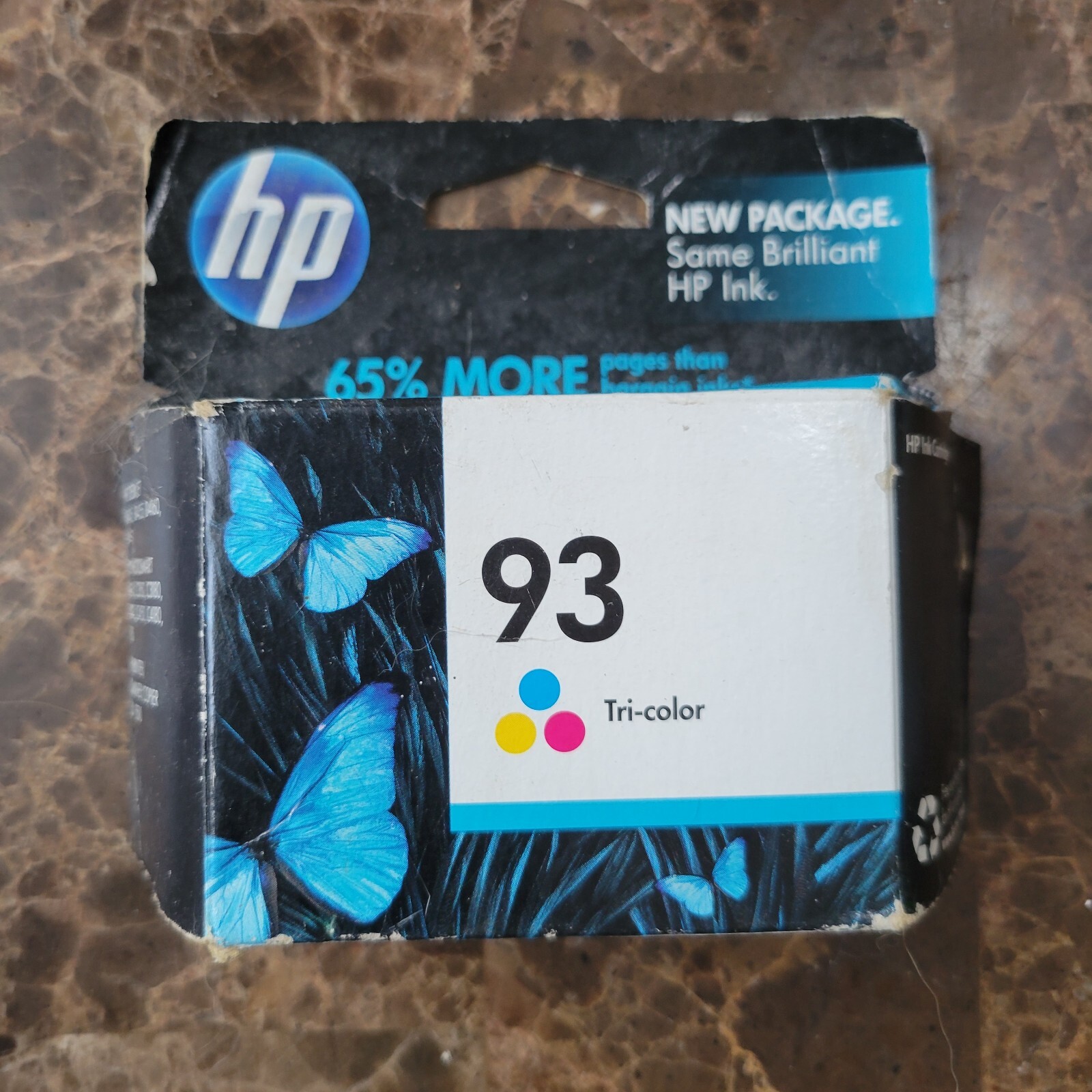 Genuine HP #93 Ink cartridge Tri-Color Exp 2014 SEALED | eBay