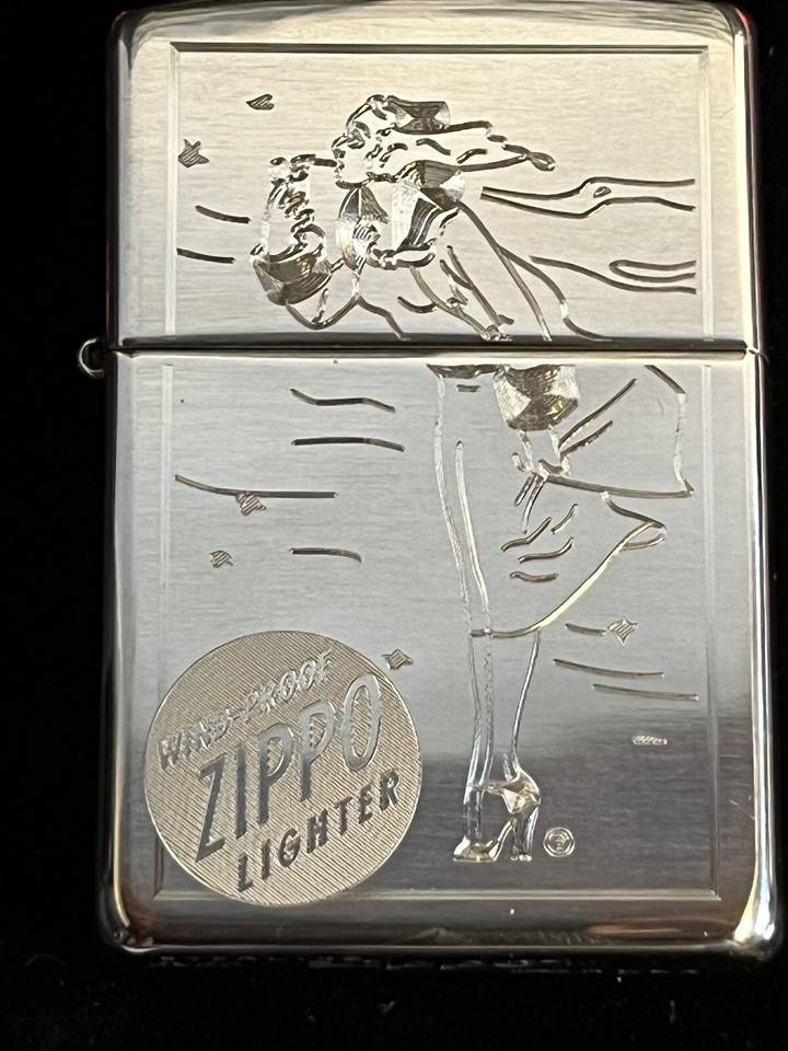 Zippo Lighter Sterling silver Vintage Windy Lady Zippo Lighter | eBay