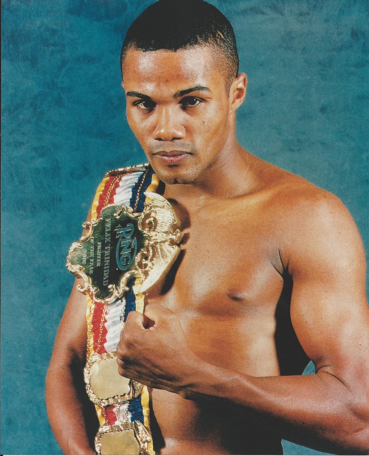 FELIX TRINIDAD 8X10 PHOTO BOXING PICTURE CLOSE UP WITH BELT | eBay