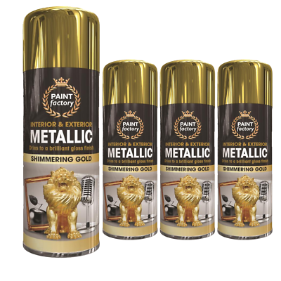 Gold Spray Paint MTN PRO Spray Paint Metallic Gold 400ml